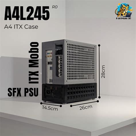 A4l245 Itx Case Casing A4 Ultra Passive Cooling Dual Tone