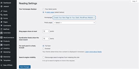 is it possible to build a static wordpress website