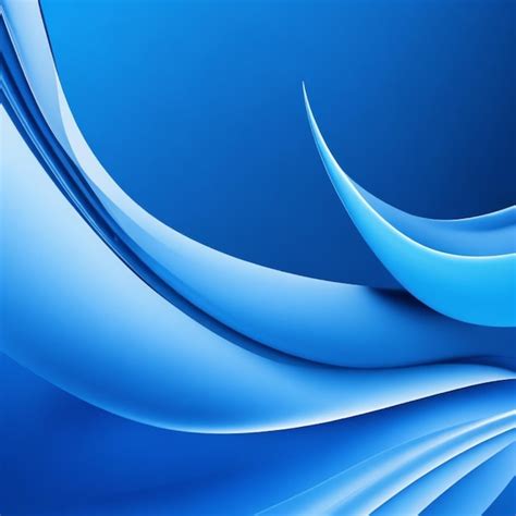 Premium Photo Abstract Blue Background With Flowing Curved Lines Nice For You Design Background