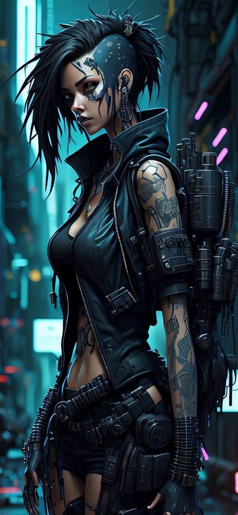 Pin By Azteque On Personnages Cyberpunk Girl Cyberpunk Character