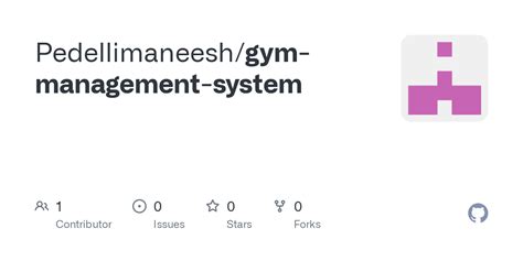 GitHub Pedellimaneesh Gym Management System
