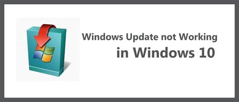 how to fix windows update not working issue on windows 10