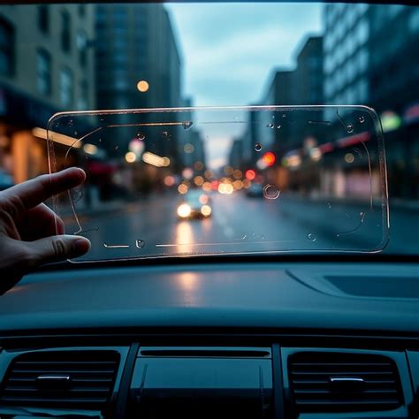 Automobile Windshield Or Windscreen Replacement Premium Ai Generated Image