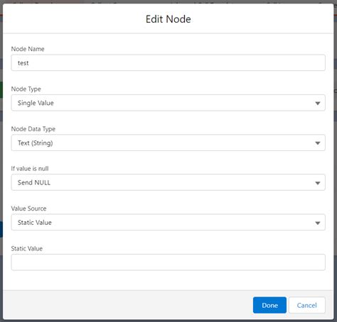 Step Callout Template Request Body JSON Format