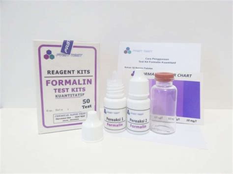 Jual Test Kit Formalin Kuantitatif 50 Test Formaldehyde Testkit Di Seller Anes Medika Center