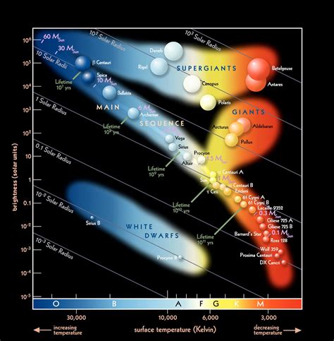 hr diagram stars labeled