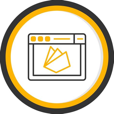 Firebase Real Time Database Line Two Color Circle 67511694 Vector Art At Vecteezy