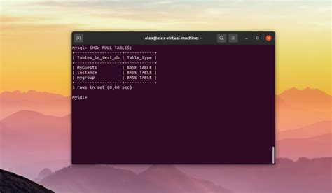 Obtenir La Liste Des Tables Mysql