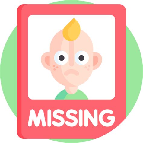 Missing Detailed Flat Circular Flat Icon