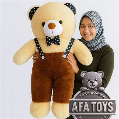 Jual Boneka Teddy Bear Jojon Jumbo 90cm Shopee Indonesia