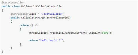Spring Boot Async Rest Controller With Callable Interface Howtodoinjava