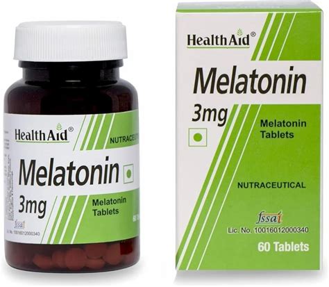 Health Aid 3mg Melatonin Tablet Packaging Type Box At In Amravati