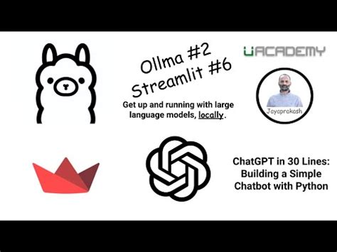 Streamlit ChatGPT Conversational AI Made Easy With Ollama And Python YouTube