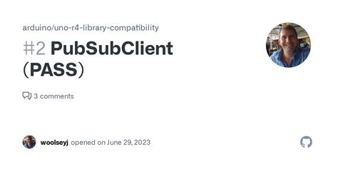 PubSubClient PASS Issue Arduino Uno R Library Compatibility GitHub