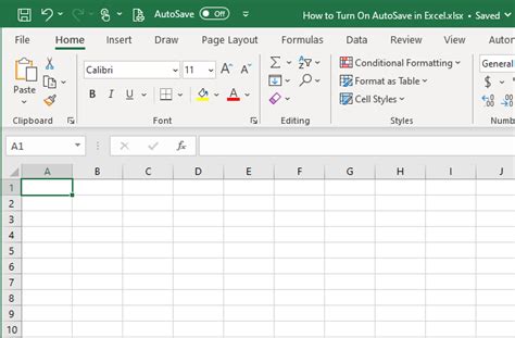 How To Turn On Autosave In Excel 3 Easy Ways