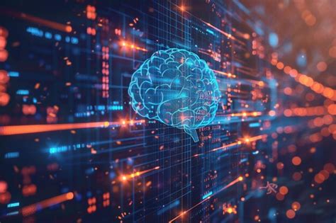 premium photo a digital brain analyzing vast amounts of data ar