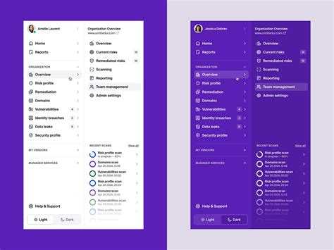 Dual Tier Sidebar Navigation — Untitled Ui By Jordan Hughes® On Dribbble