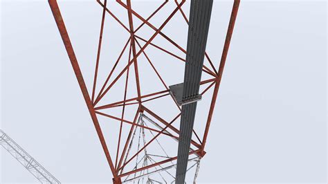 Rusty Modular Antenna 3d Model By 32cm