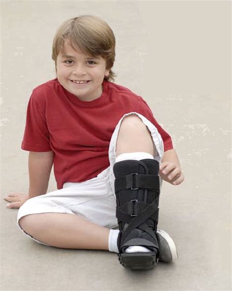 Health Management And Leadership Portal Pediatric Walker Boot Long
