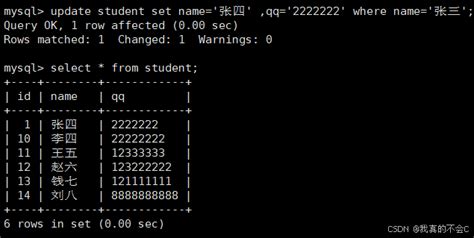 Mysql表中数据基本操作mysql表输入数据 Csdn博客