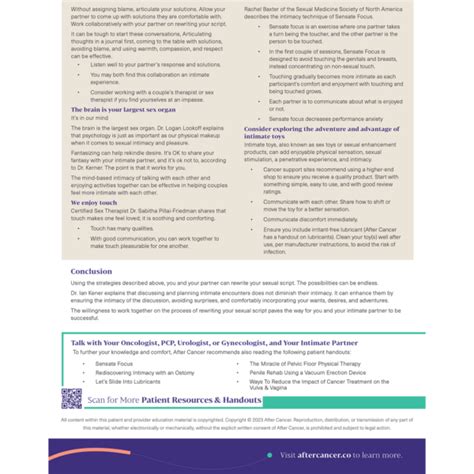 Rewriting Your Sexual Script After Cancer