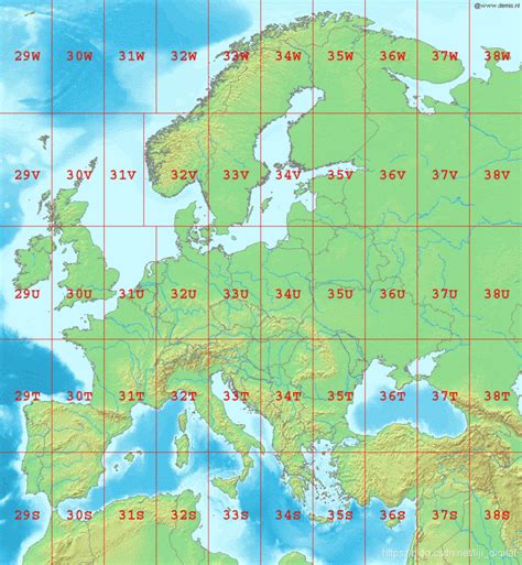 通用横轴墨卡托投影（universal Transvers Mercator）universal Transverse Mercator