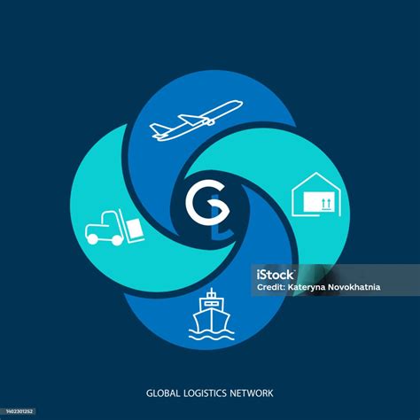 글로벌 물류 네트워크 글로벌 물류 파트너십 연결지도 문자 G와 L과 파란색으로 디자인을위한 물류 아이콘 Eps10 0명에 대한 스톡 벡터 아트 및 기타 이미지 Istock