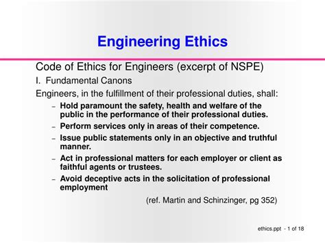 PPT - Engineering Ethics PowerPoint Presentation, free download - ID:439982