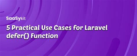 Discover Laravels New Defer Function In Action Laravel News