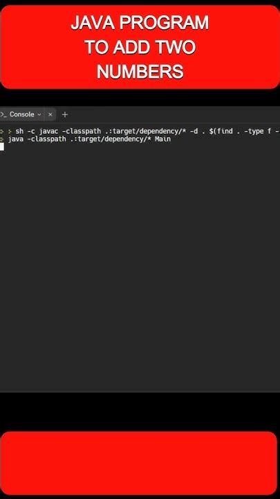 Java program to add two numbers#shorts #coding #java #javascript #javaprogramming - YouTube