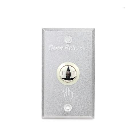 Aluminum Alloy Door Exit Button Access Control Switch Metal Door Exit Push Emergent Exit Button