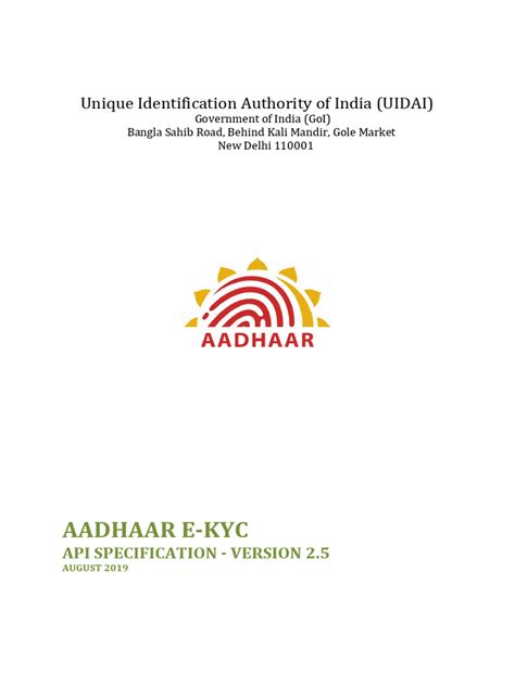 Aadhaarekycapi25 Pdf