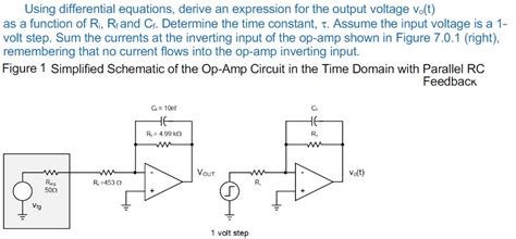 Solved Using Differential Equations Derive An Expression Chegg Com