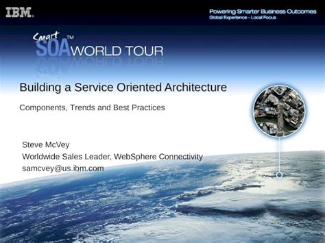 Ppt Building A Service Oriented Architecture Steve Mcvey Worldwide
