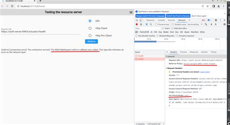 Web Target Xmlhttprequest Cors Exception On Flutter Web Project When Querying Servers With