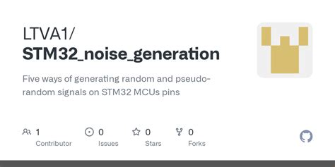 Github Ltva1 Stm32 Noise Generation Five Ways Of Generating Random And Pseudo Random Signals