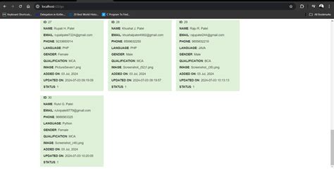 Displaying Database Data Using Class Object Constructor Destructor In Php Mysql