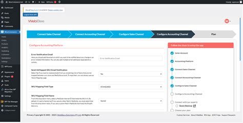 To Get The Onboarding Done For The Webbee Integrator Linking