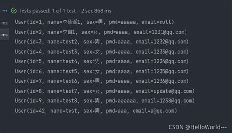 Springboot整合mybatis使用注解springboot Mybatis注解 Csdn博客