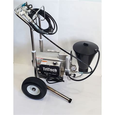 Tritech T4 Fine Finish Lo Cart Spray System With Hopper Timberlane