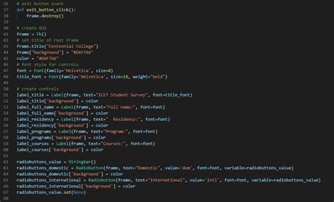 Solved Python Gui Code I Have A Working Tkinter Gui
