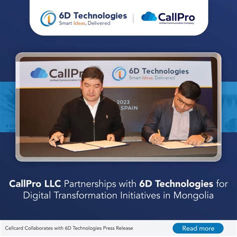 6d Technologies On Linkedin Mwc2023 Mwcbarcelona2023 Callpro Digitaltransformation 6dtech…