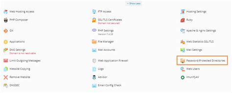 How To Use Password Protect In Plesk