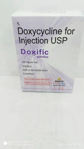 Doxycycline 100 Mg Injection At Rs 574 Vial Doxycycline Injection In