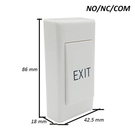 press push exit electronic lock release switch opt grandado