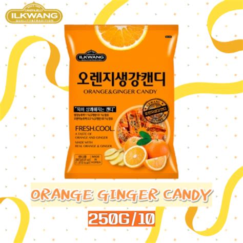 Ilkwangorange Ginger Candy 250g10 Hallyu