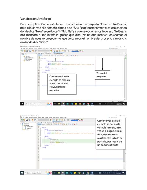 Variables En Java Script Variables En Javascript Para La Explicación De Este Tema Vamos A