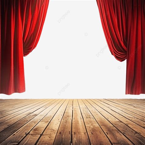 나무 바닥에 빨간 커튼과 스포트라이트가 있는 빈 무대 청중 강당 공백 Png 일러스트 및 이미지 에 대한 무료 다운로드 Pngtree