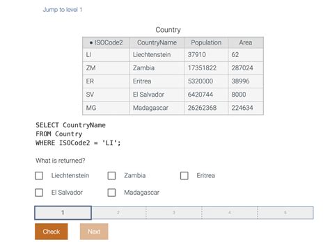 Solved Jump To Level 1 Country Select Countryname From